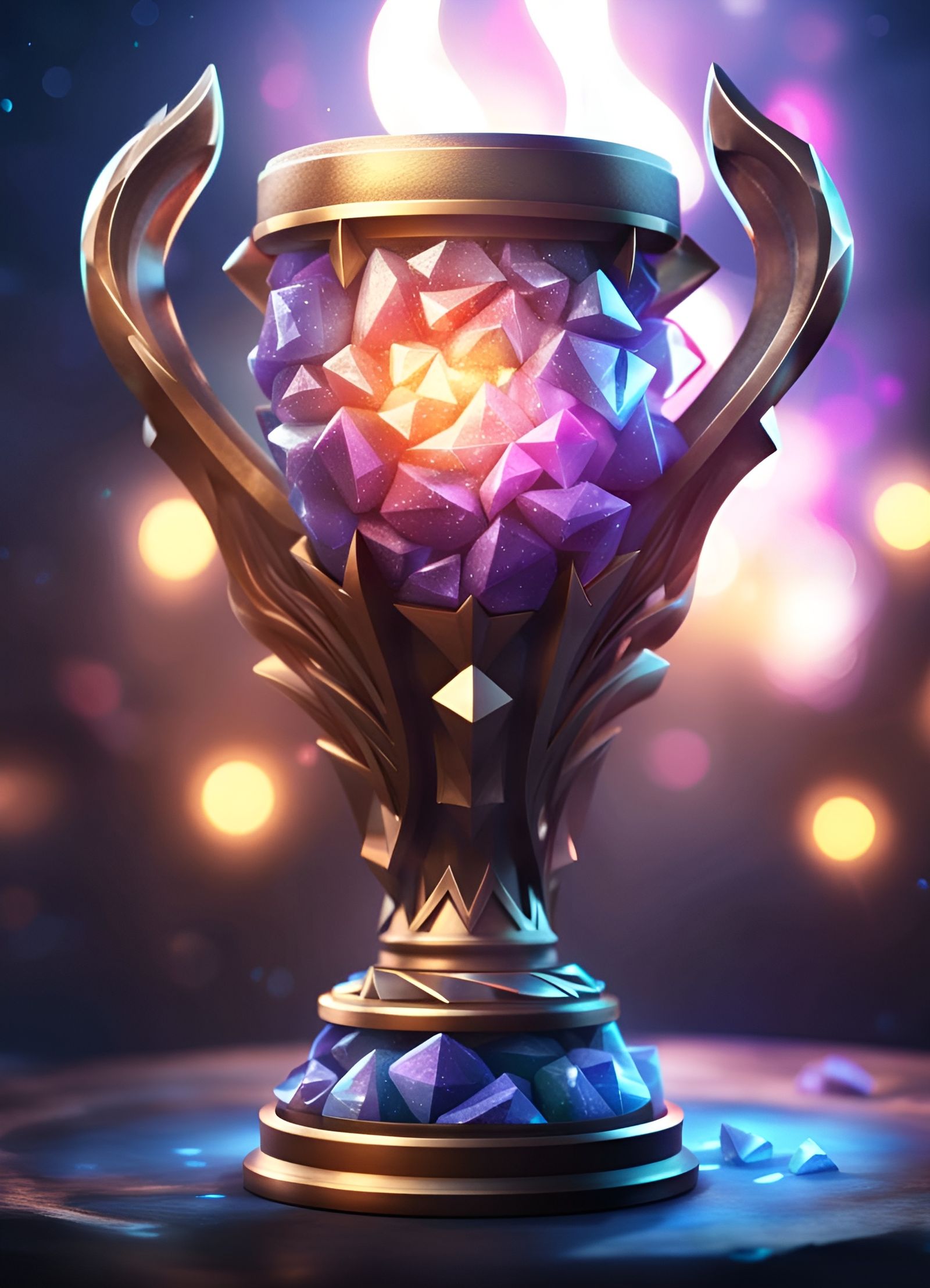 The Best Wizard Trophy - AI Generated Artwork - NightCafe Creator
