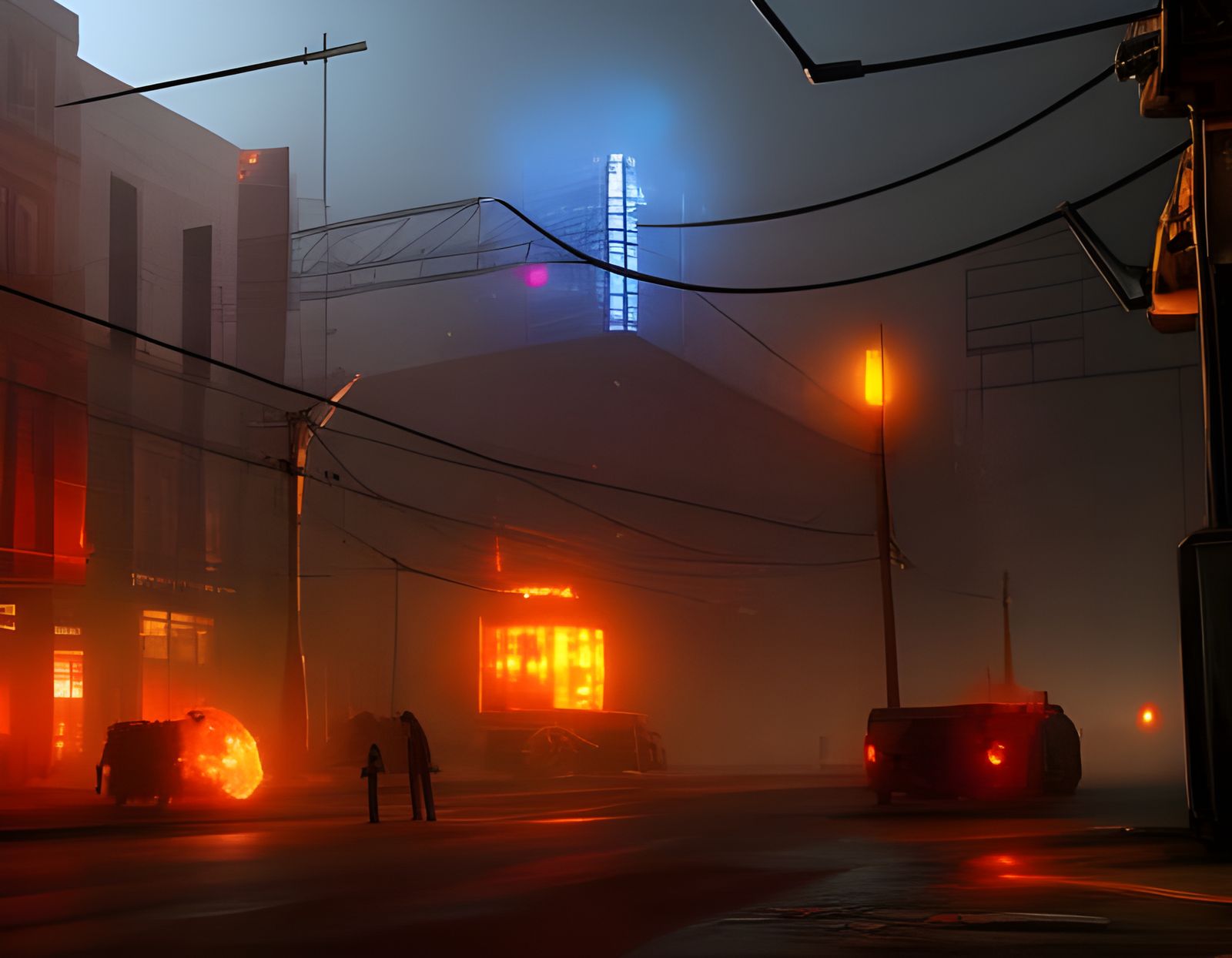 Radioactive fog * - AI Generated Artwork - NightCafe Creator