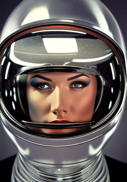Astro Girl - AI Generated Artwork - NightCafe Creator