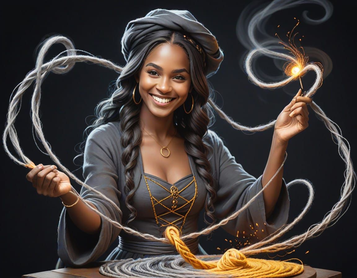 Spinning infinity threads! - Spinning infinity threads!