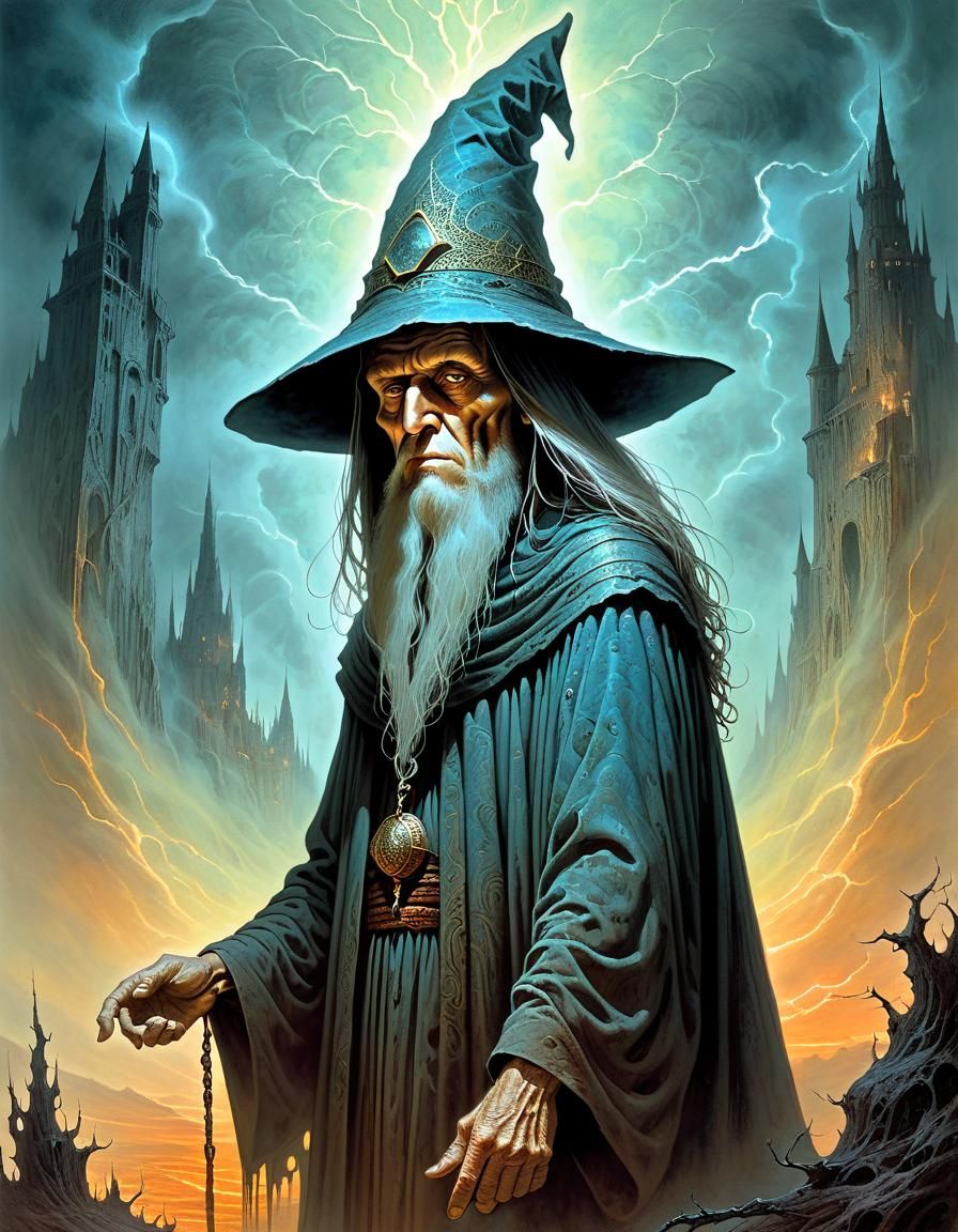 A high quality portrait of a wizard - AI Generated Artwork - NightCafe ...