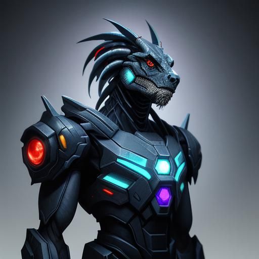 CyberDrake - AI Generated Artwork - NightCafe Creator