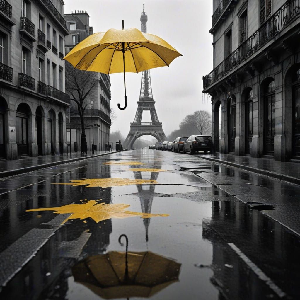 paris surreal scene - paris surreal scene