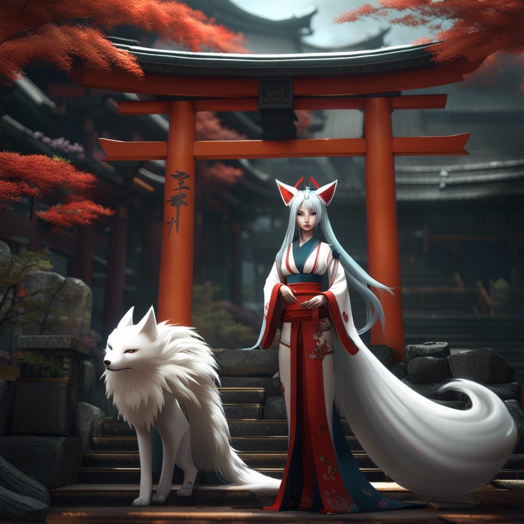 Inari - AI Generated Artwork - NightCafe Creator