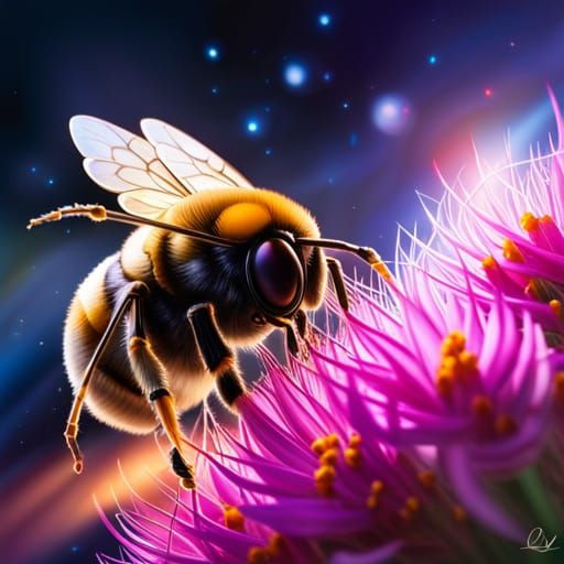 Bumble Bee - AI Generated Artwork - NightCafe Creator
