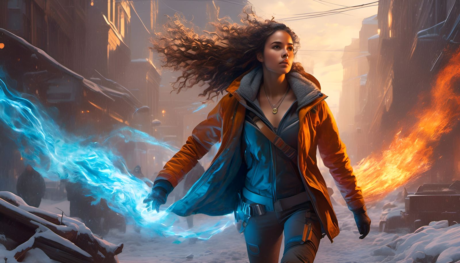 Young woman Discovering Superpowers - AI Generated Artwork - NightCafe ...