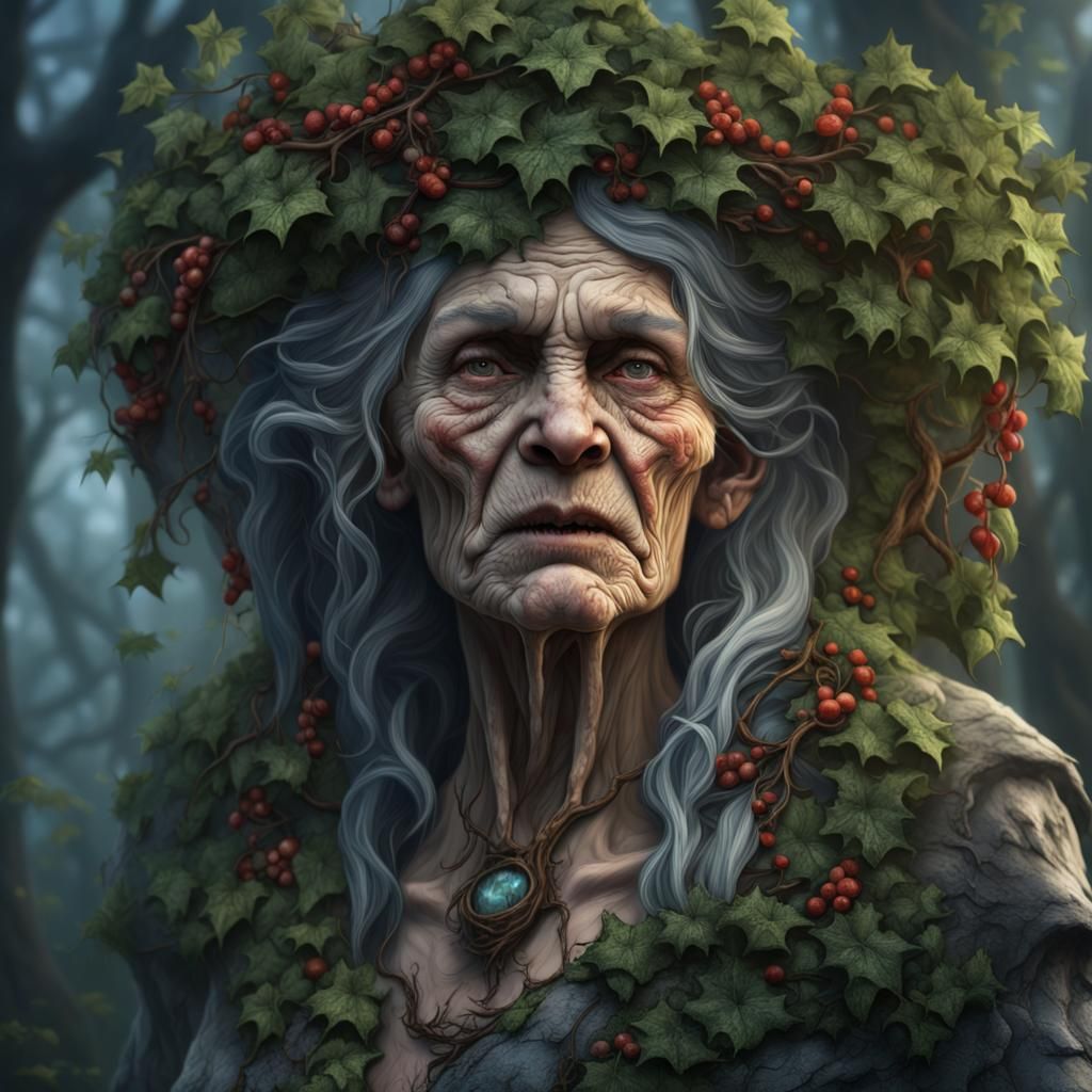 Winter hag - AI Generated Artwork - NightCafe Creator