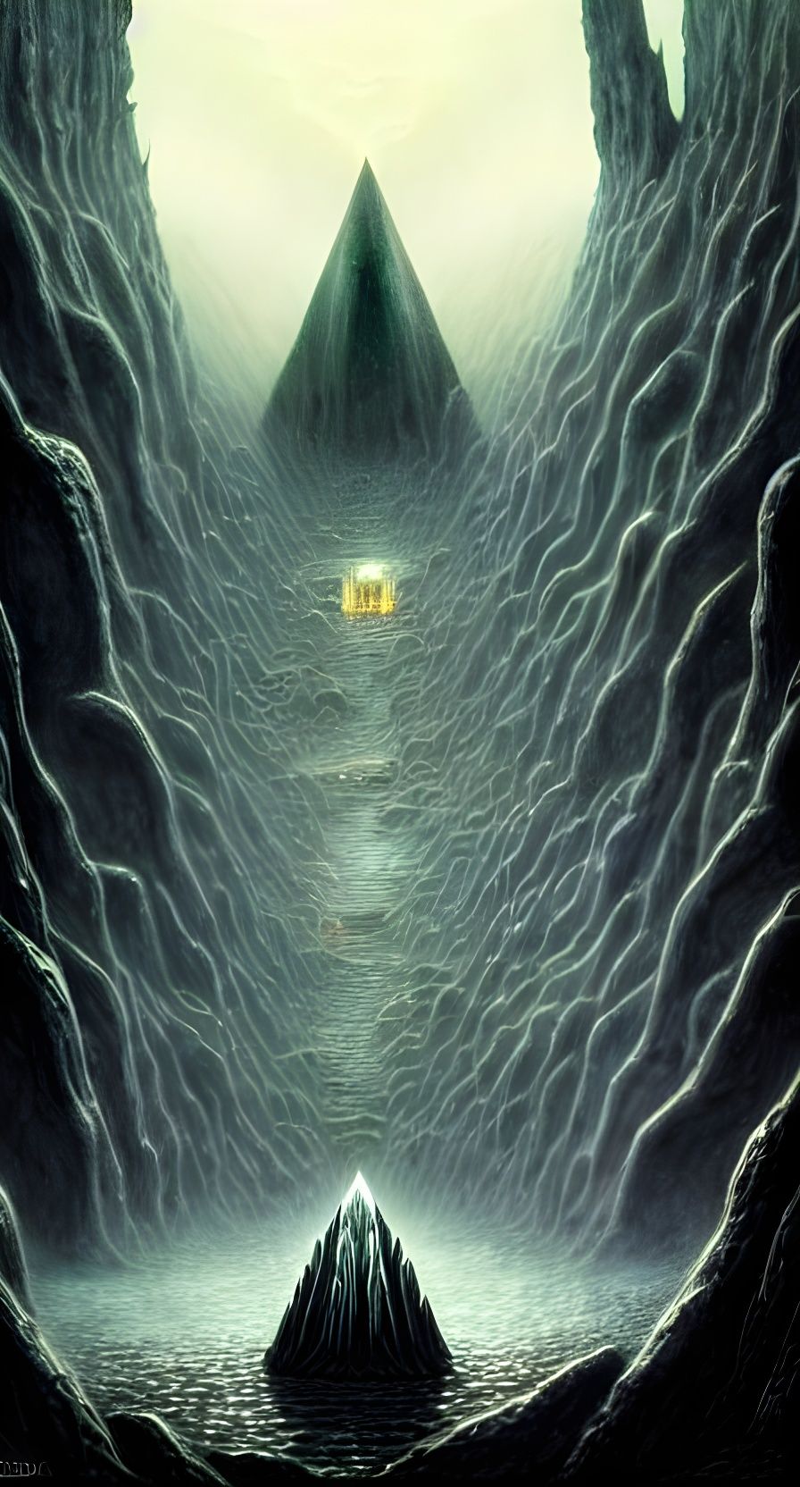 Pyramid And Altar - AI Generated Artwork - NightCafe Creator