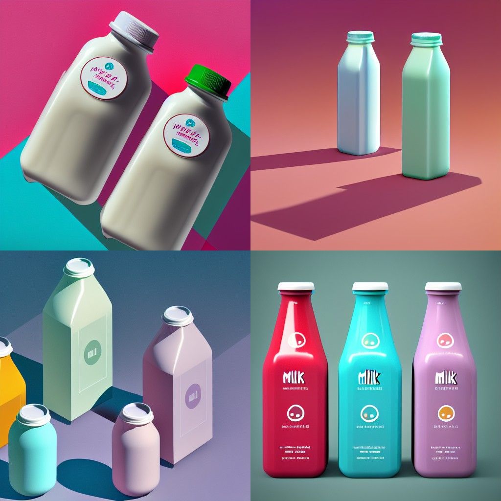 Milk aesthetic is largely revolved round the look of everyday milk ...