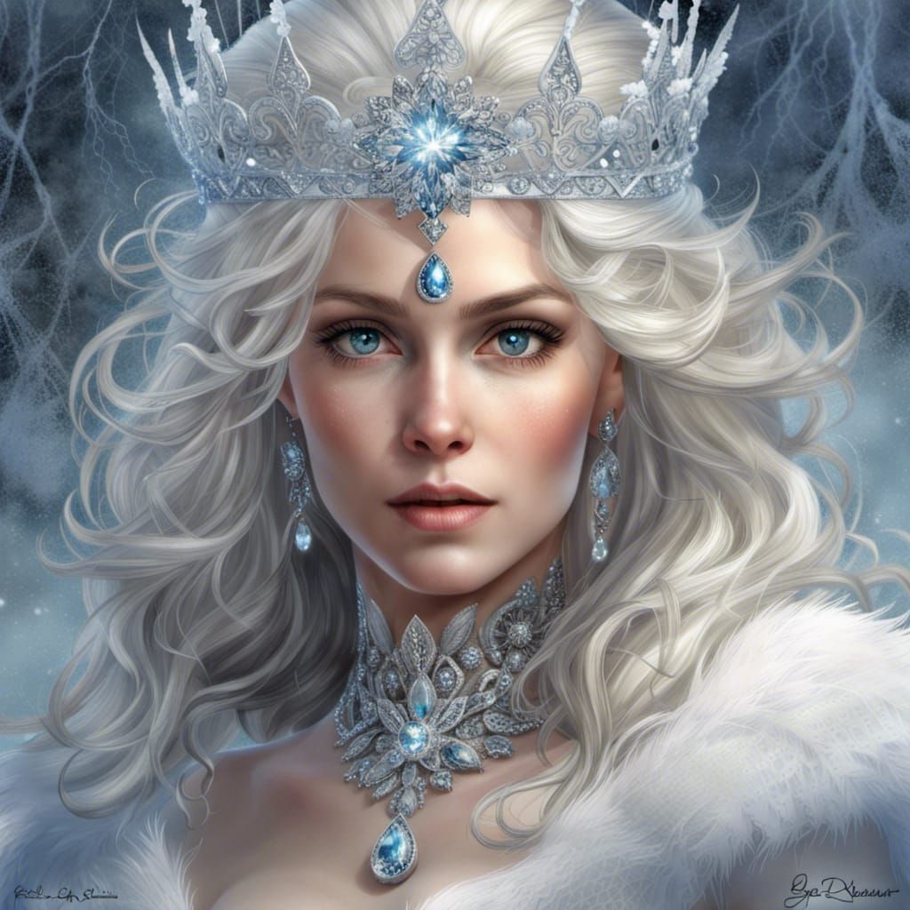snow queen - AI Generated Artwork - NightCafe Creator