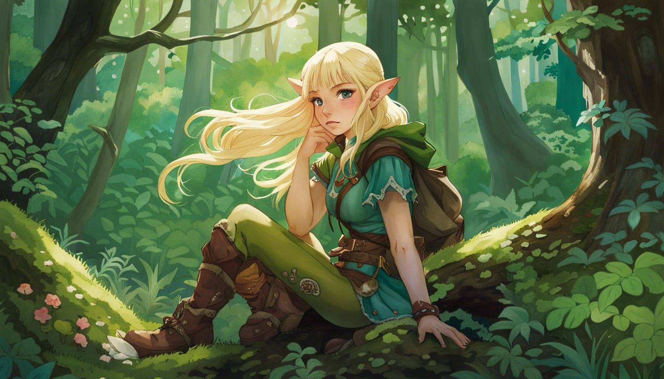 Elven Ranger - AI Generated Artwork - NightCafe Creator