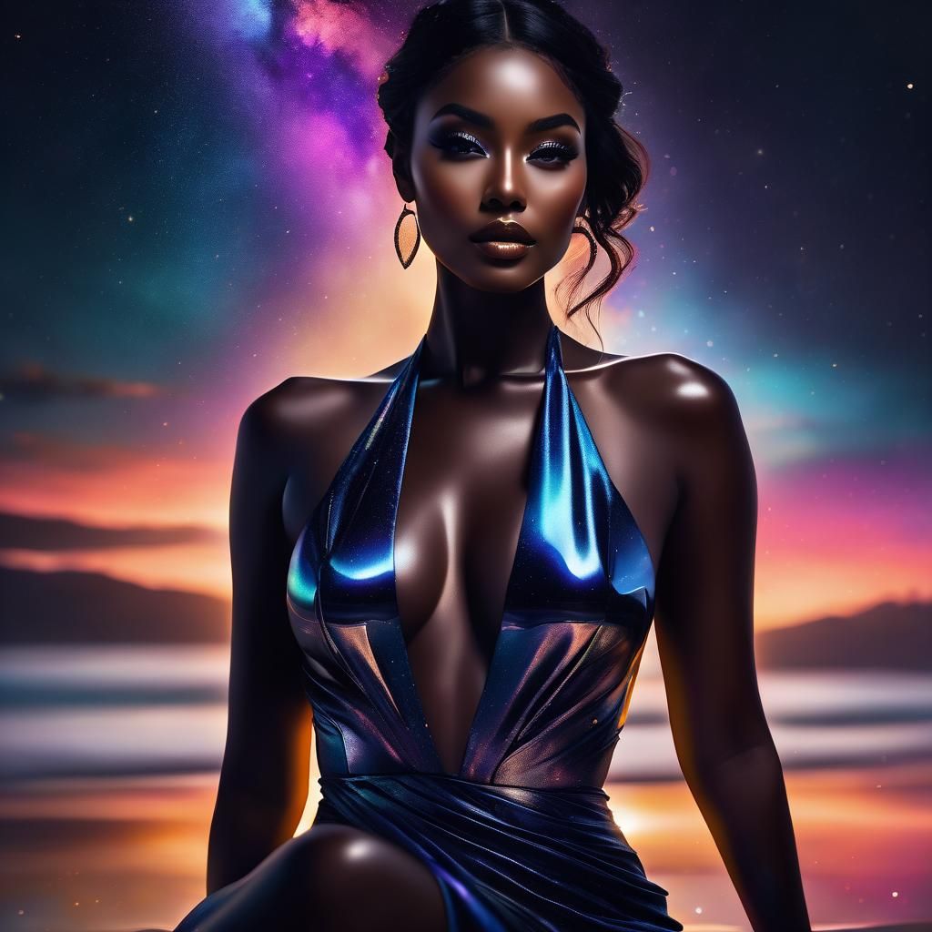 Midnight Aura 🌔 - AI Generated Artwork - NightCafe Creator