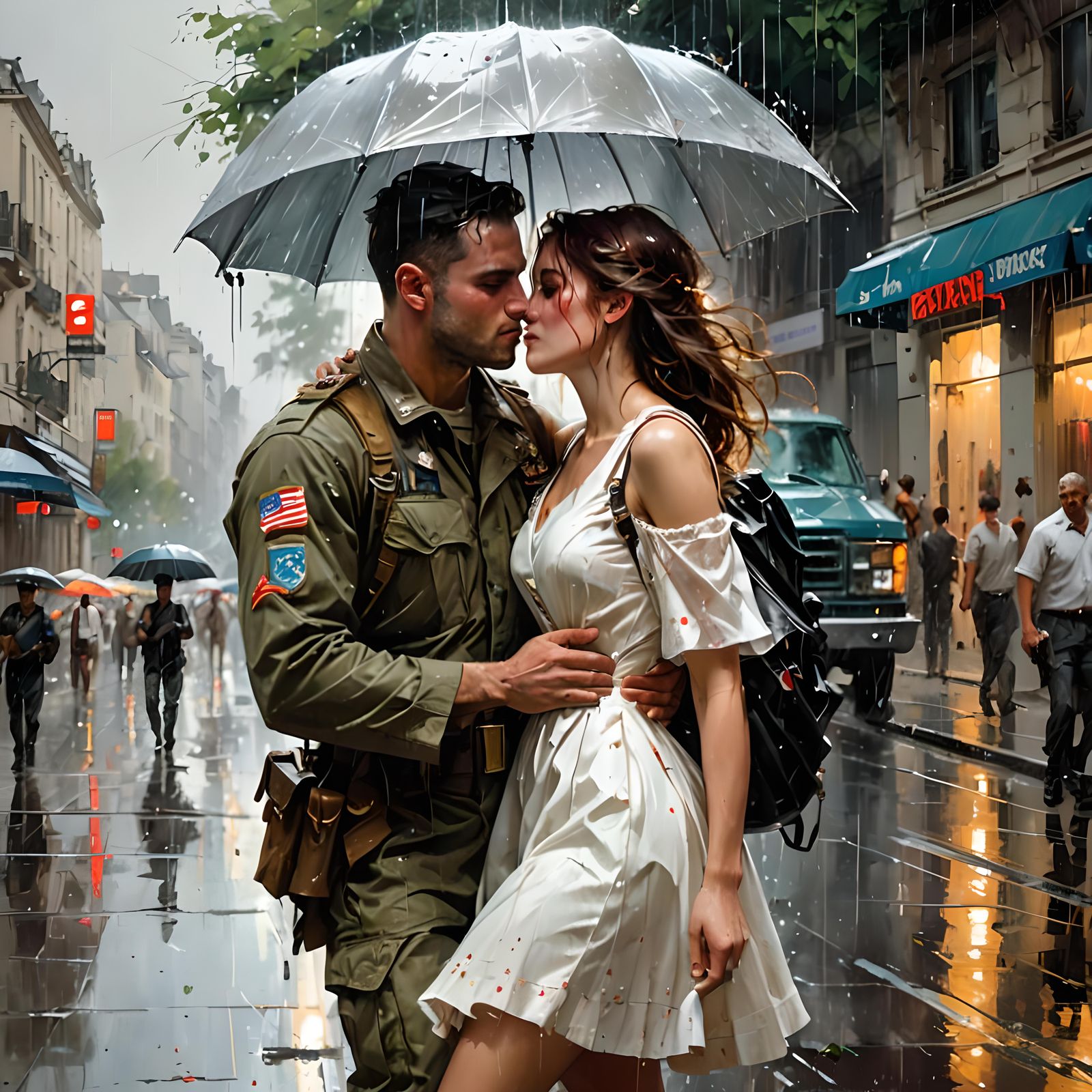 Rainy Day Scenes - AI Generated Artwork - NightCafe Creator