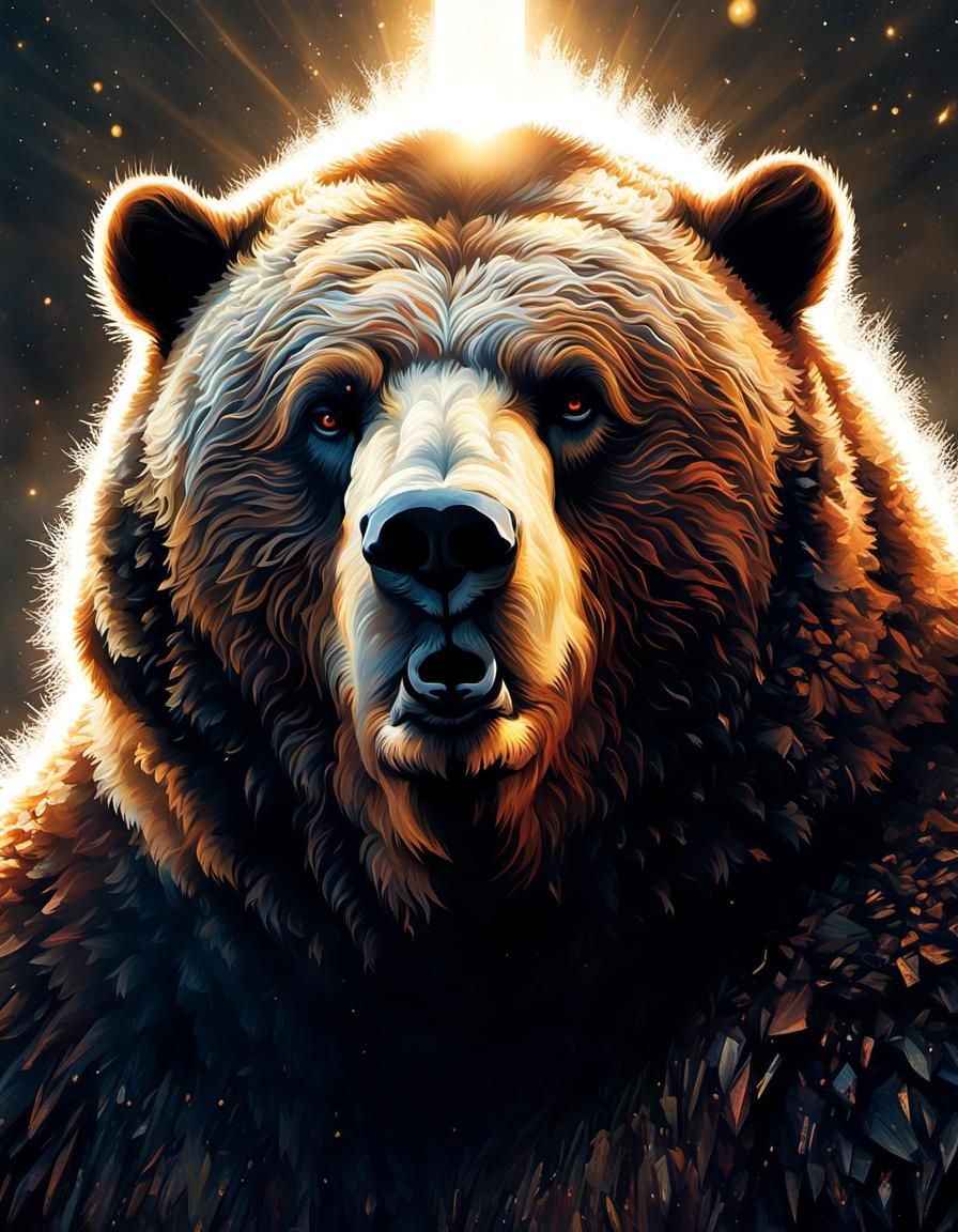 RAW Close-Up photo Microportrait: "Ominous Giant Fuzzy Serious Obese ...