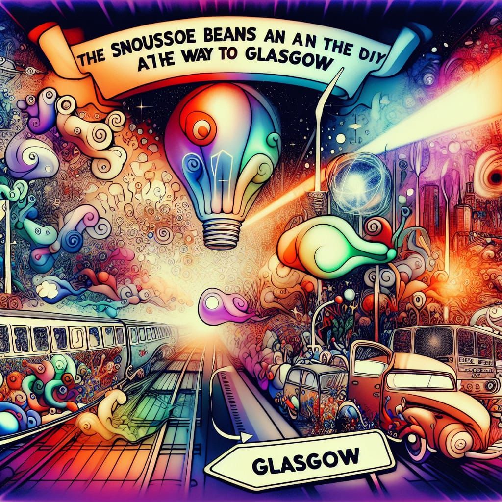 Snozzle Beans To Glasgow - AI Generated Artwork - NightCafe Creator