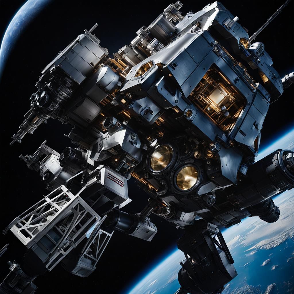 Space mecha - AI Generated Artwork - NightCafe Creator