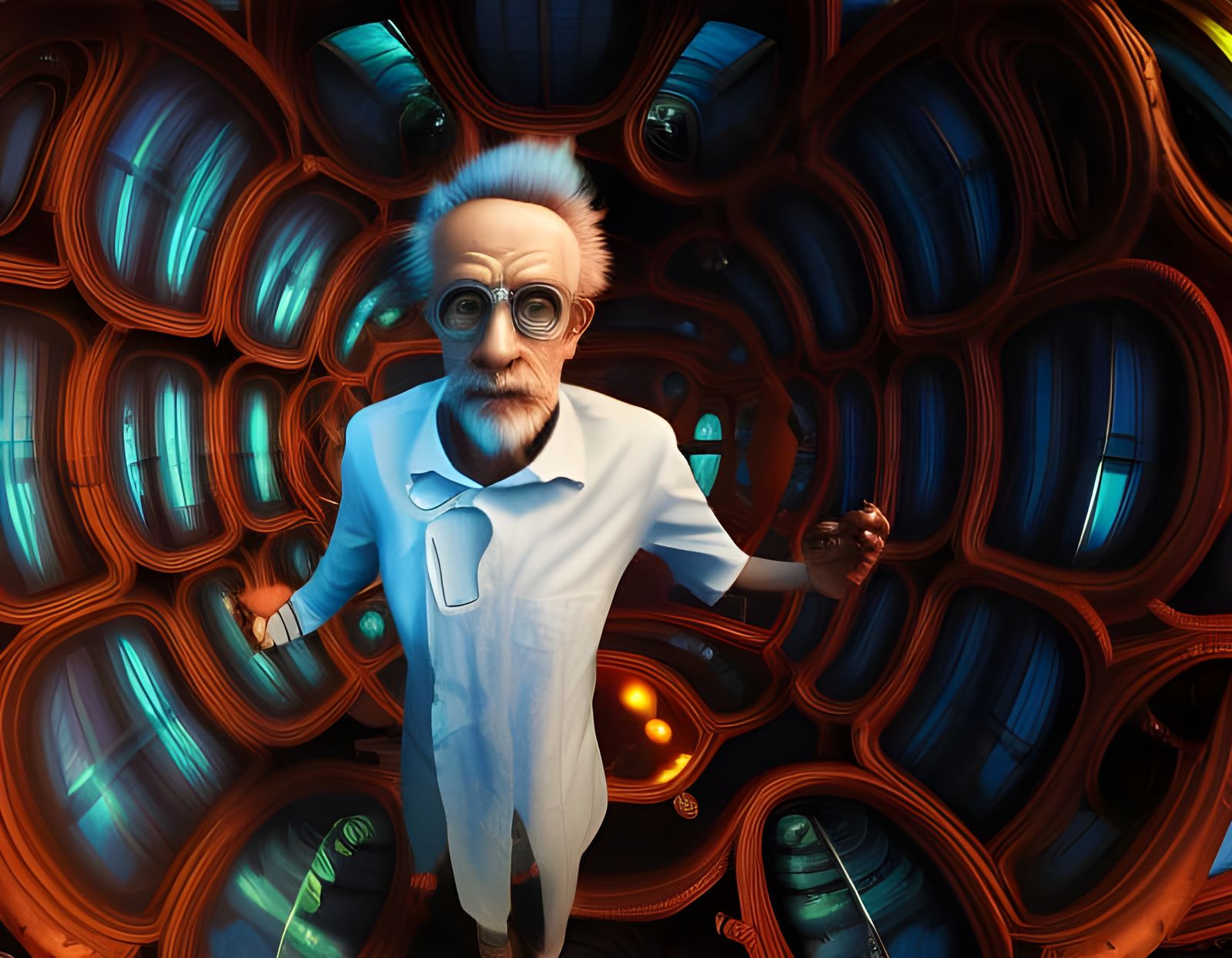 Magic & Technology, Voodoo Dolls & Chants, Electricity - AI Generated ...