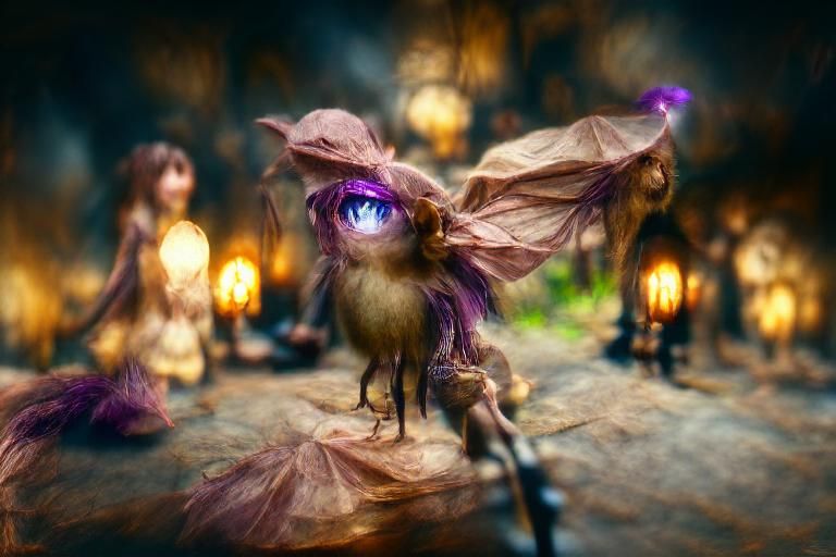 Fairy fae Dark Crystal Brian Froud puppet beautifully lit Albert ...