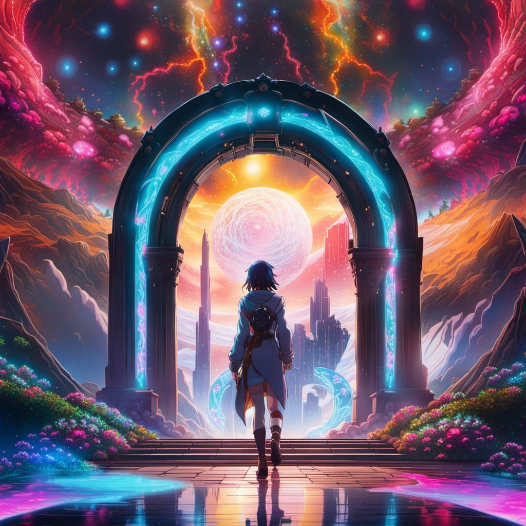 dimensional gate - AI Generated Artwork - NightCafe Creator