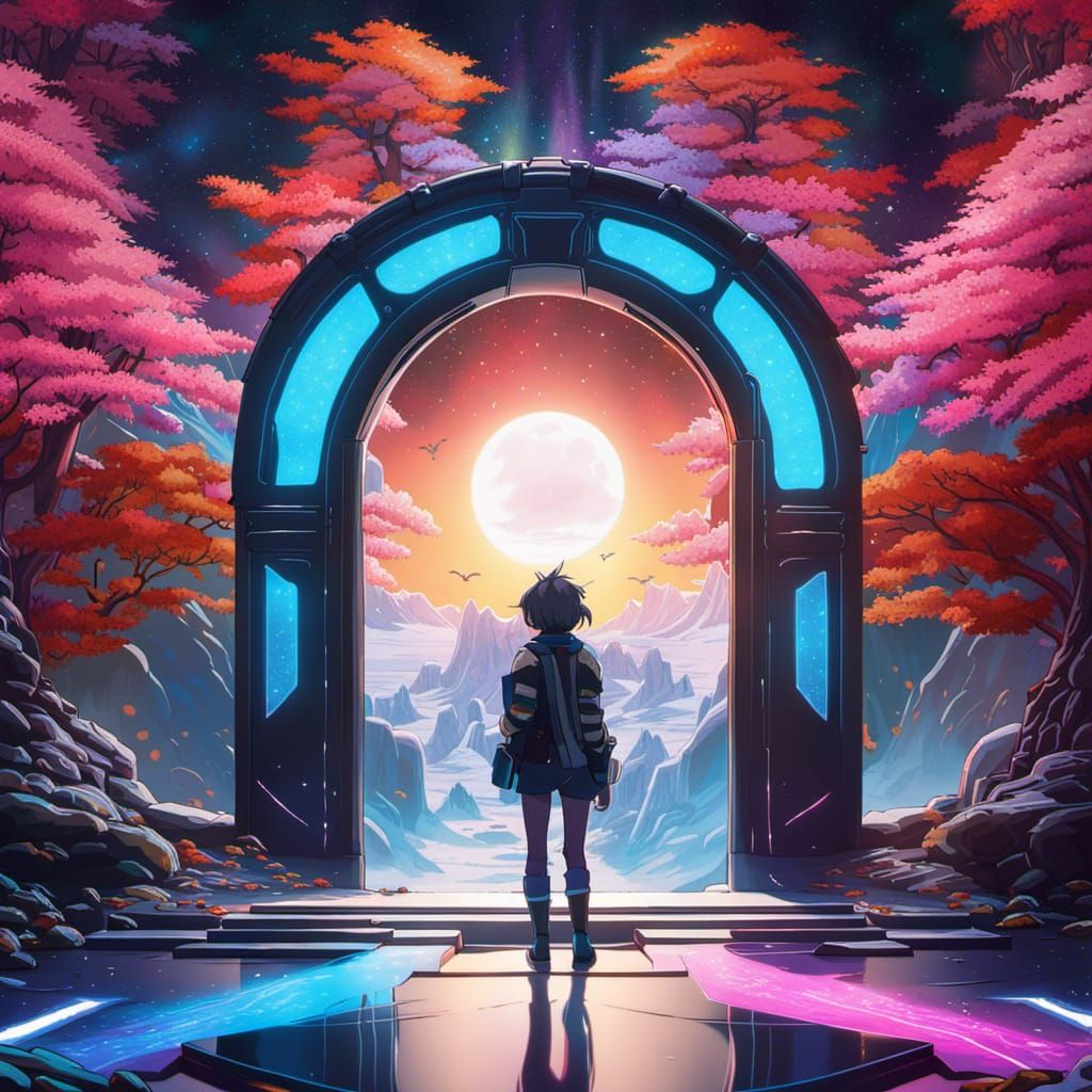dimensional gate - AI Generated Artwork - NightCafe Creator
