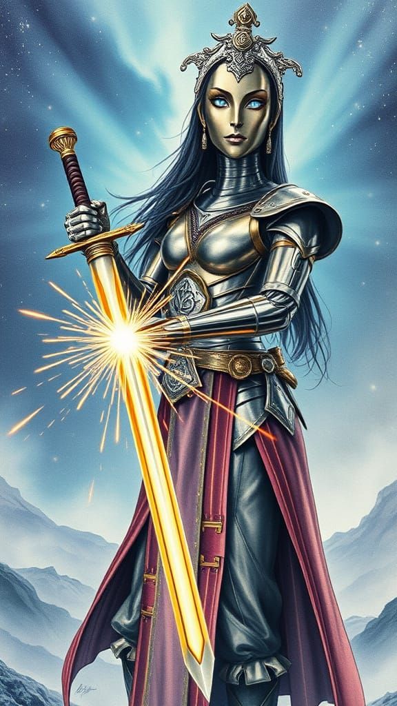 and this, class, is why you must never touch the blade of the elemental ...