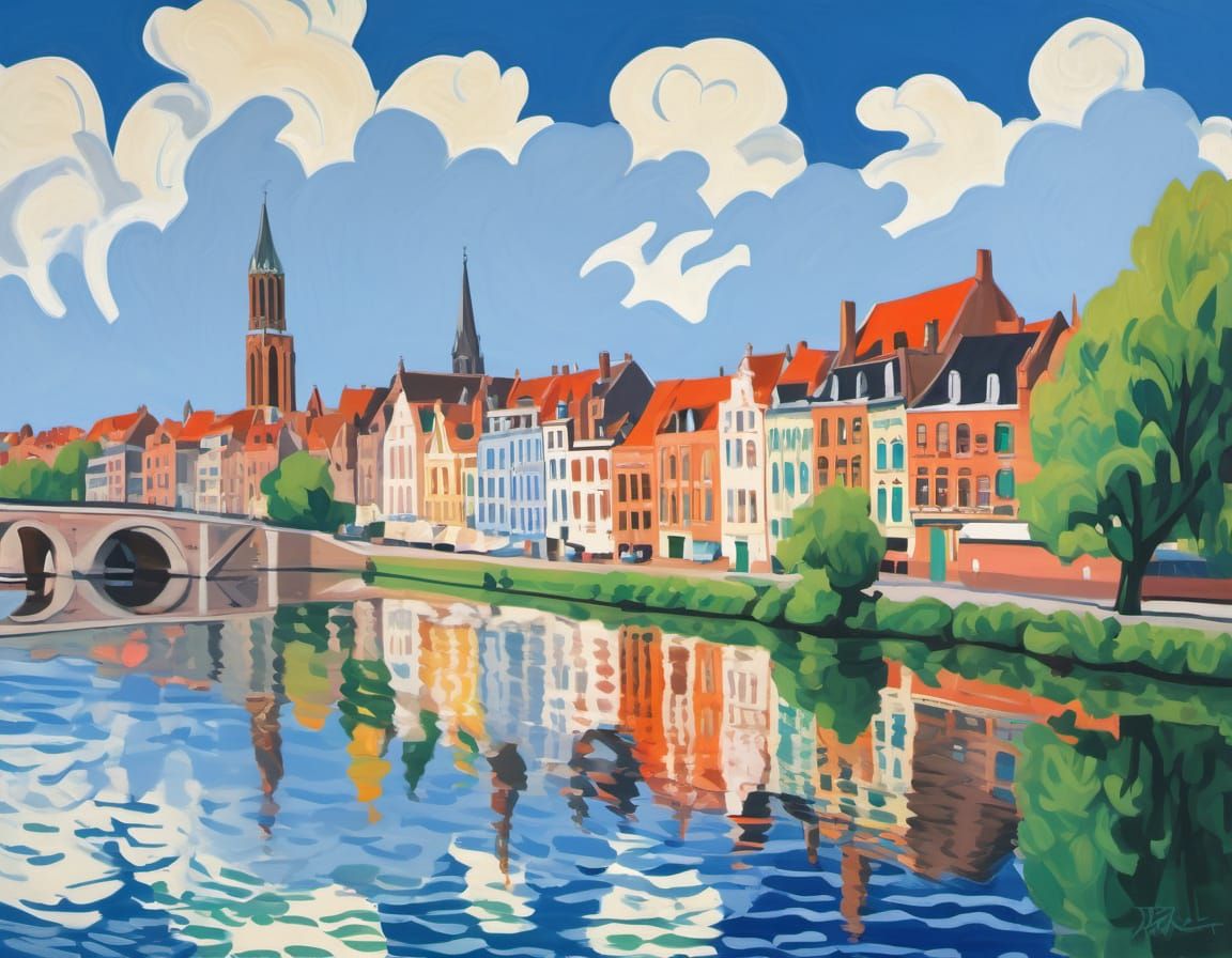 Belgian river - Belgian river