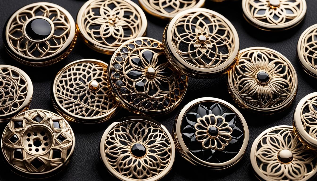 Buttons that are beautiful and fancy suitable for a coat - AI Generated ...