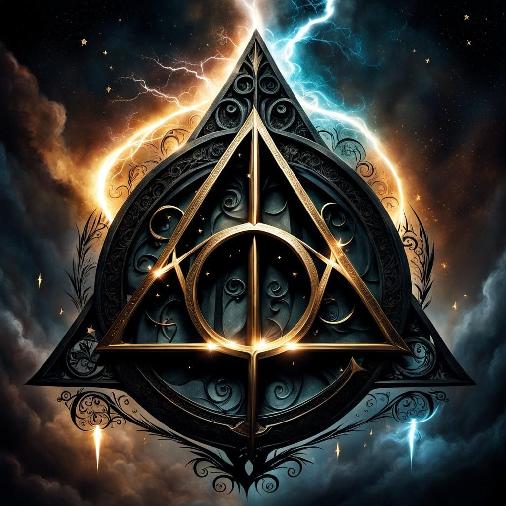 Deathly hallows - AI Generated Artwork - NightCafe Creator