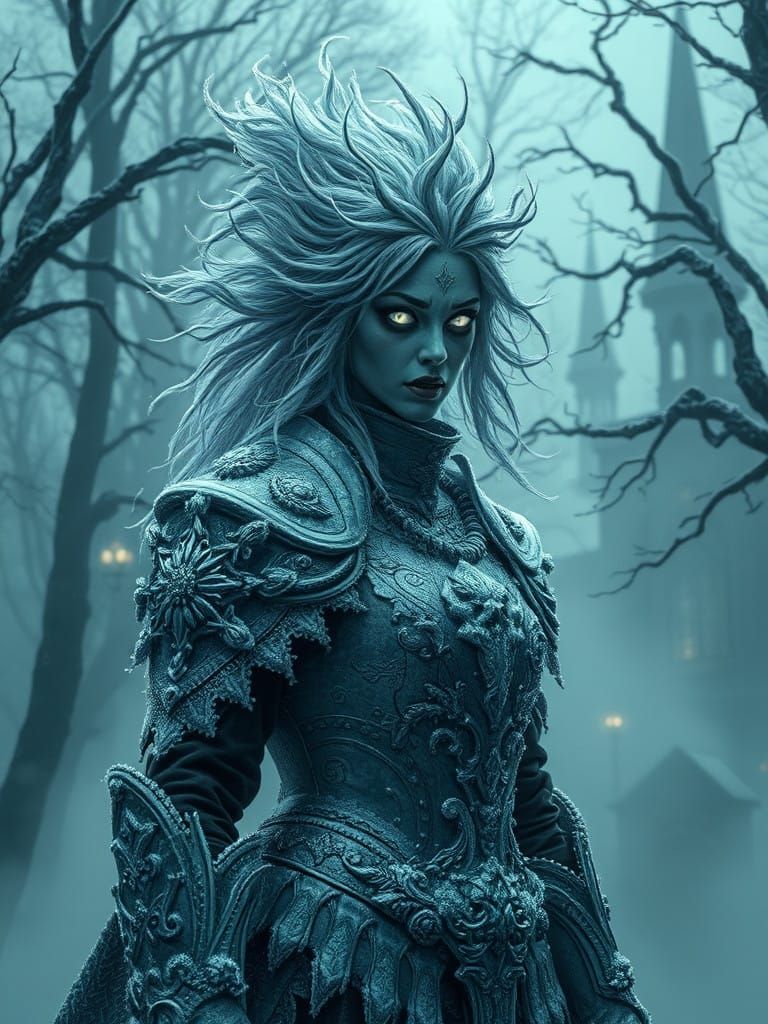 Frost knight woman - Frost knight woman