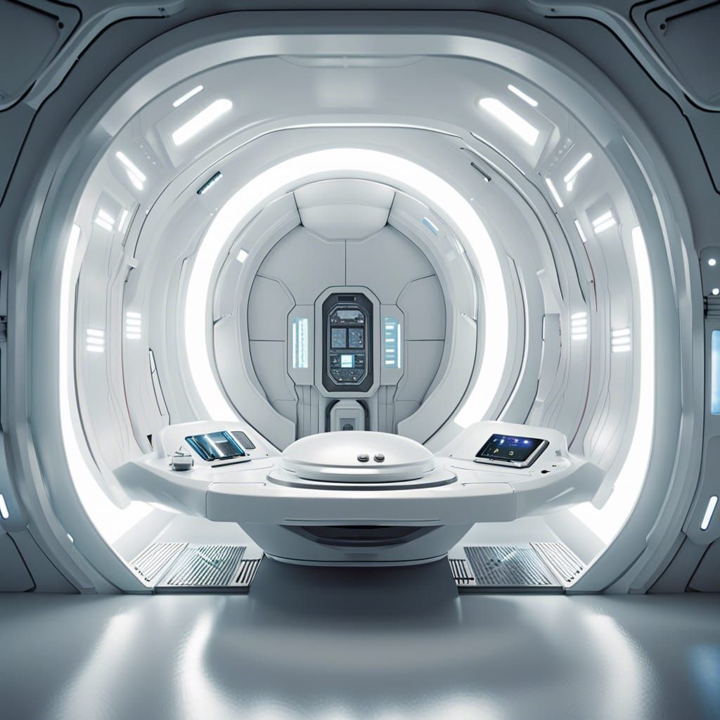 Spaceship interior design - AI Generated Artwork - NightCafe Creator