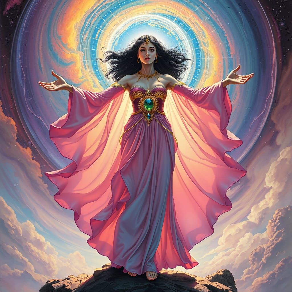 Mystic topaz transform the planet - Celestial Goddess Transf...