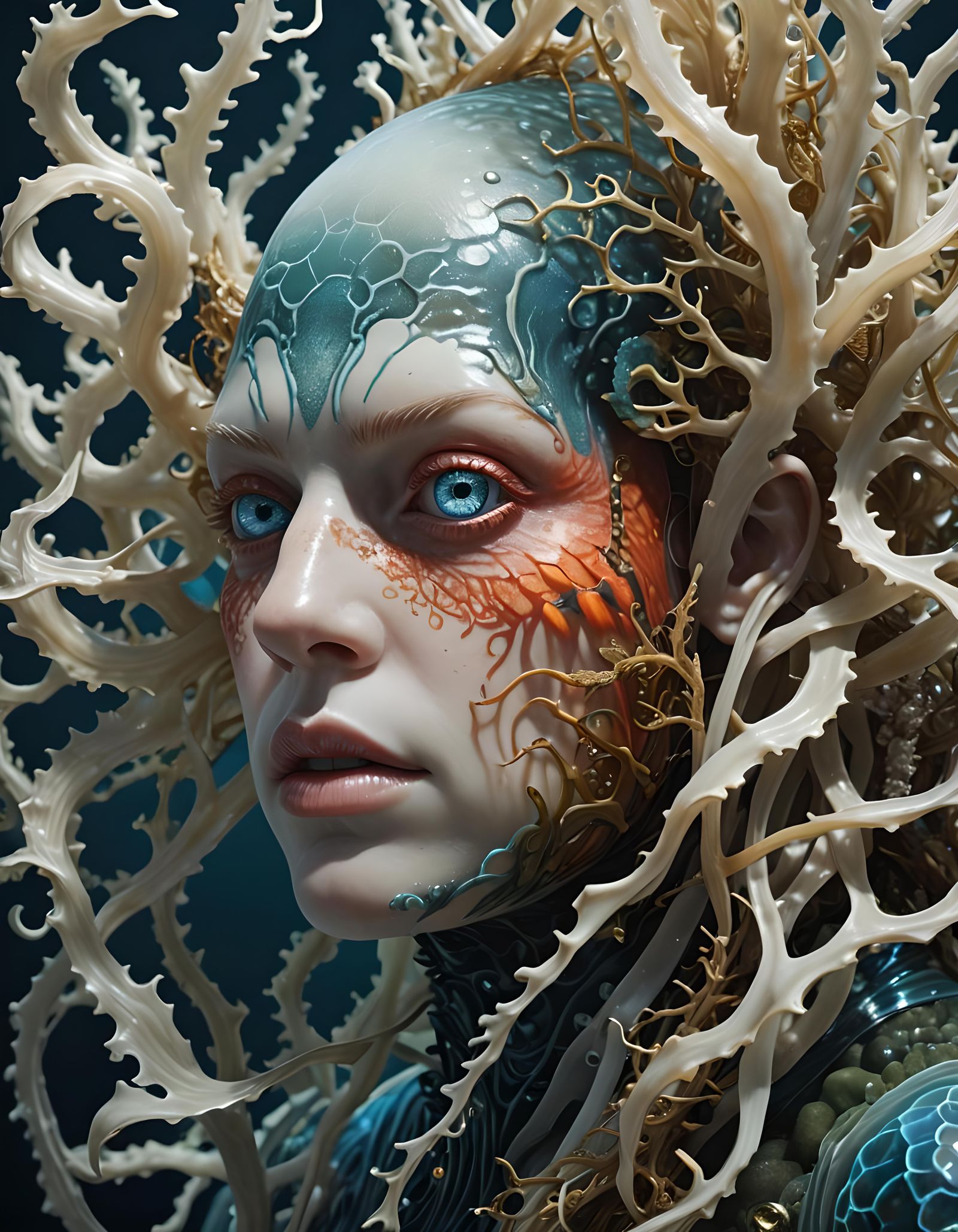 Kelp Salmon Albino Voodoo Fish Surgeon Fairyfloss - AI Generated ...