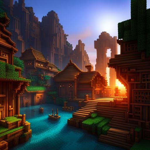 Minecraft - AI Generated Artwork - NightCafe Creator