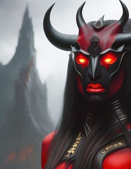 Demon Woman - AI Generated Artwork - NightCafe Creator