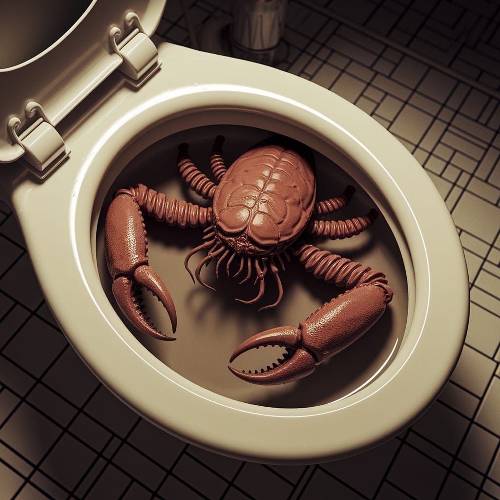 Terrifying, Lifelike Alien Facehugger Emerges from... - AI Art