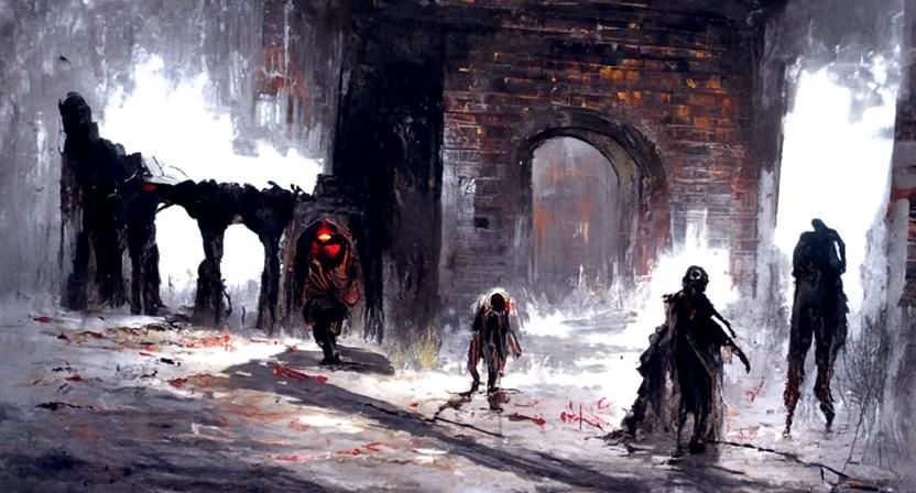 The gate to Hell: wailing stalkers - AI Generated Artwork - NightCafe ...