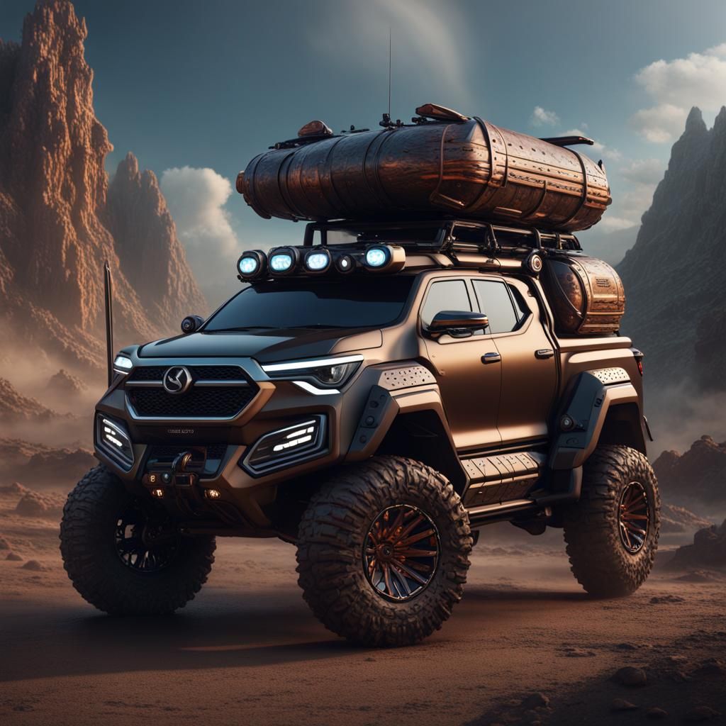 6x6 concept vehicle - AI Generated Artwork - NightCafe Creator