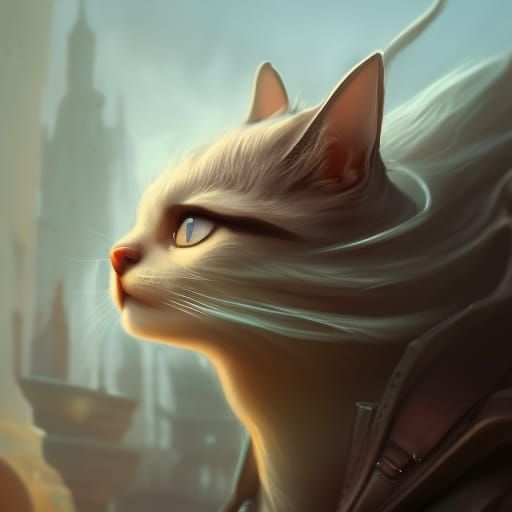 Wind Cat - AI Generated Artwork - NightCafe Creator
