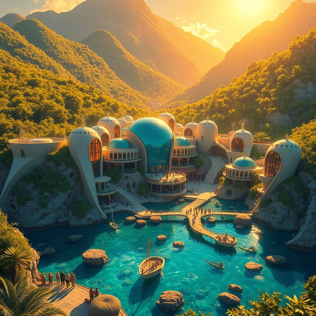 Solarpunk Settlement - Solarpunk Settlement