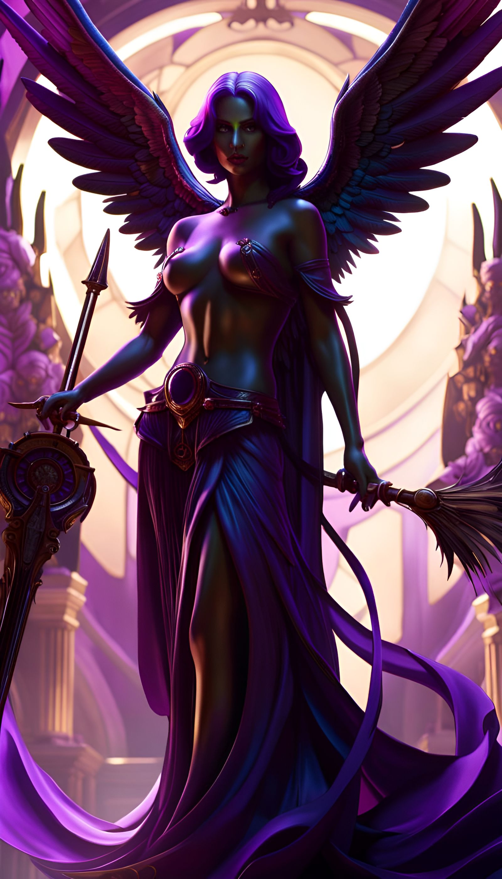 Lucifer's Daughter - AI Generated Artwork - NightCafe Creator