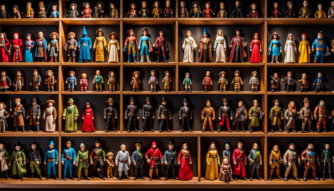 a collection of action figures II - AI Generated Artwork - NightCafe ...