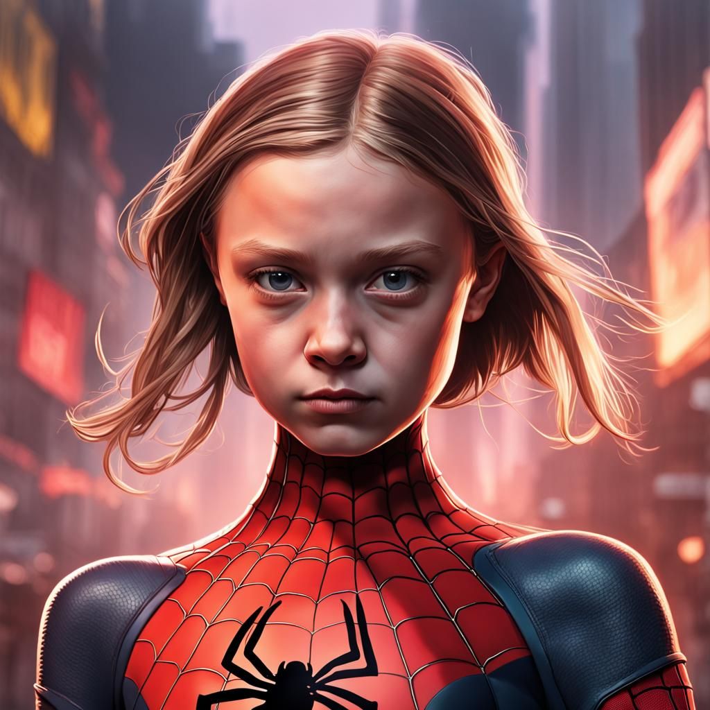 Spider Greta - AI Generated Artwork - NightCafe Creator