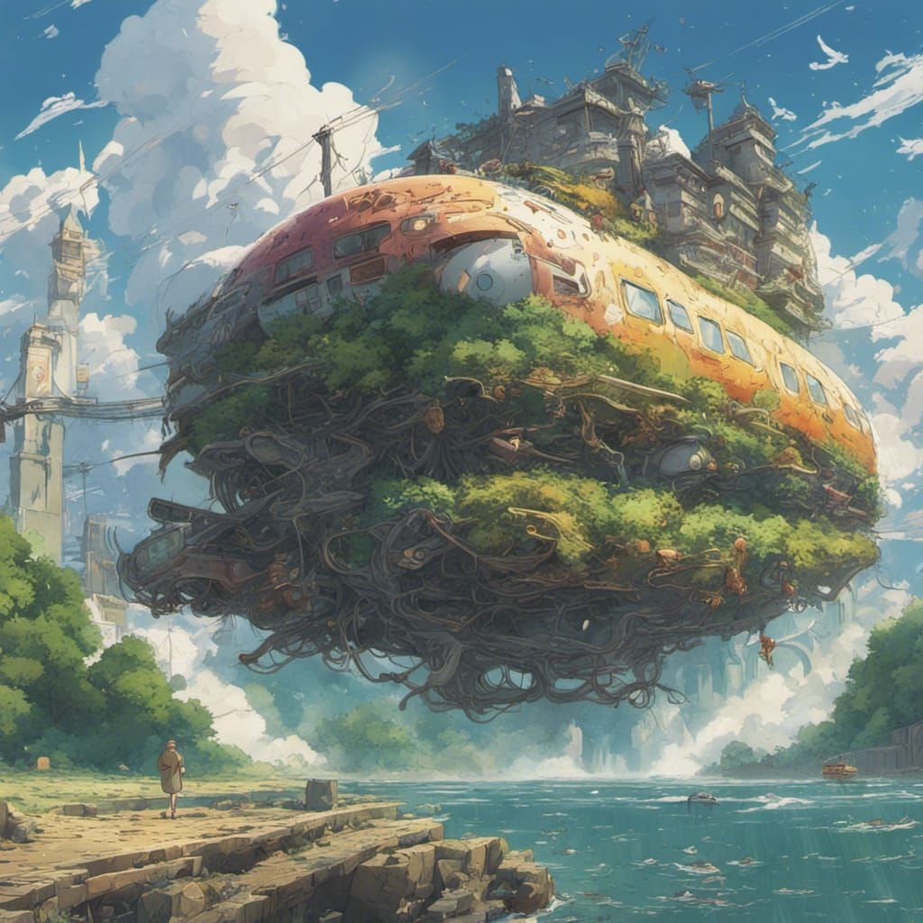 Moving City - AI Generated Artwork - NightCafe Creator