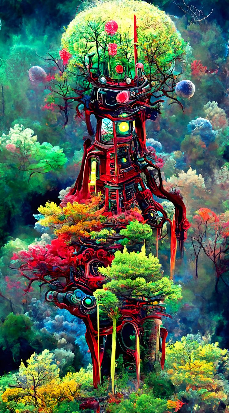 One of Those New Cybernetic Trees - AI Generated Artwork - NightCafe ...