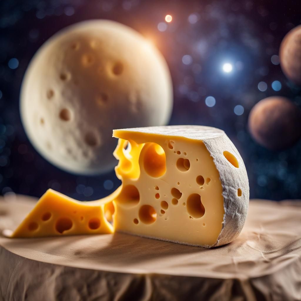 Infinite worlds of cheese - AI Generated Artwork - NightCafe Creator