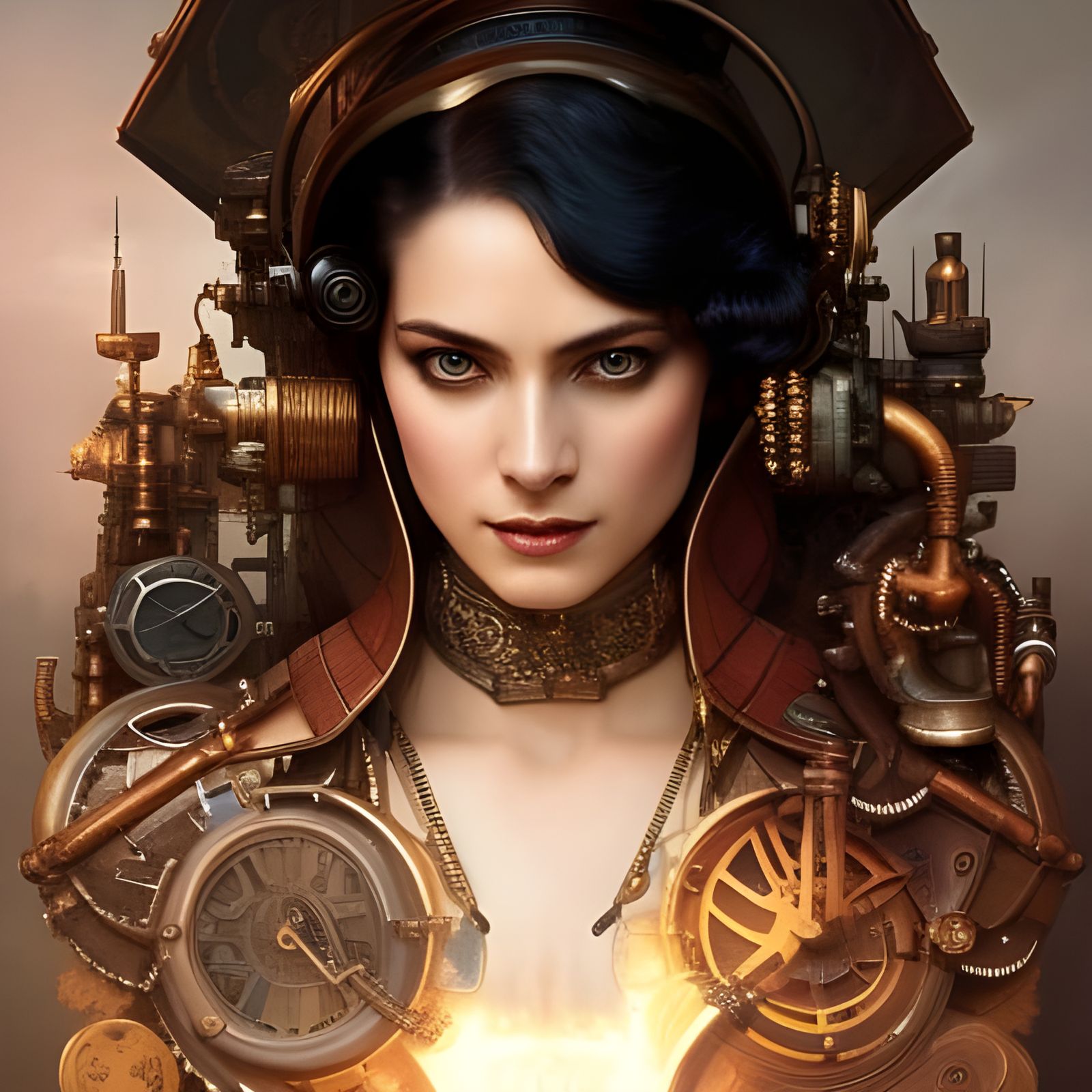 Steampunk Geared - AI Generated Artwork - NightCafe Creator