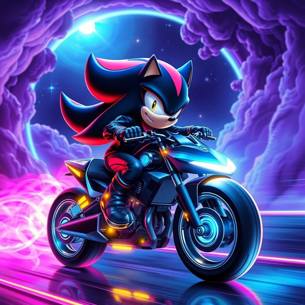 Shadow the hedgehog cyberpunk 4 - Cyberpunk Shadow the Hedge...