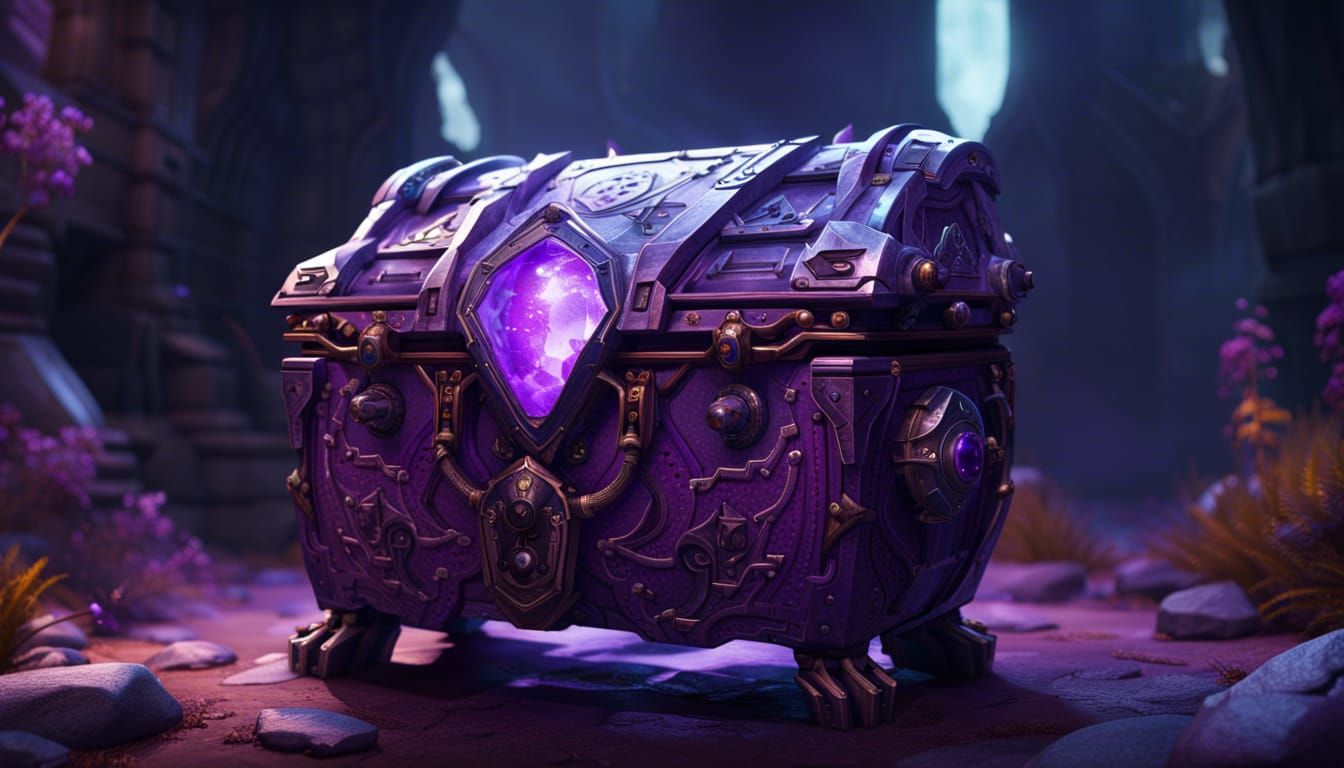 Arcane Chest - AI Generated Artwork - NightCafe Creator