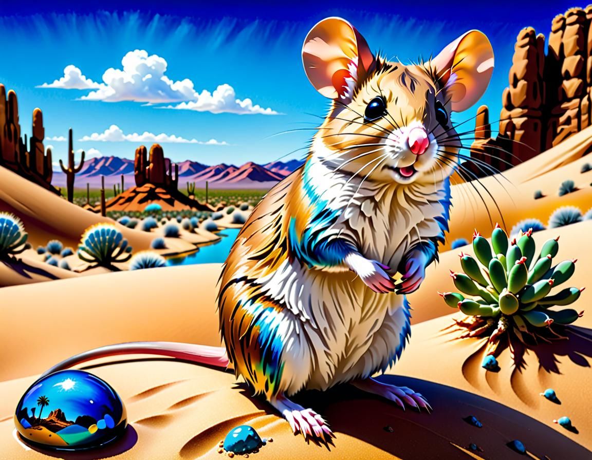 Desert Mouse - AI Generated Artwork - NightCafe Creator