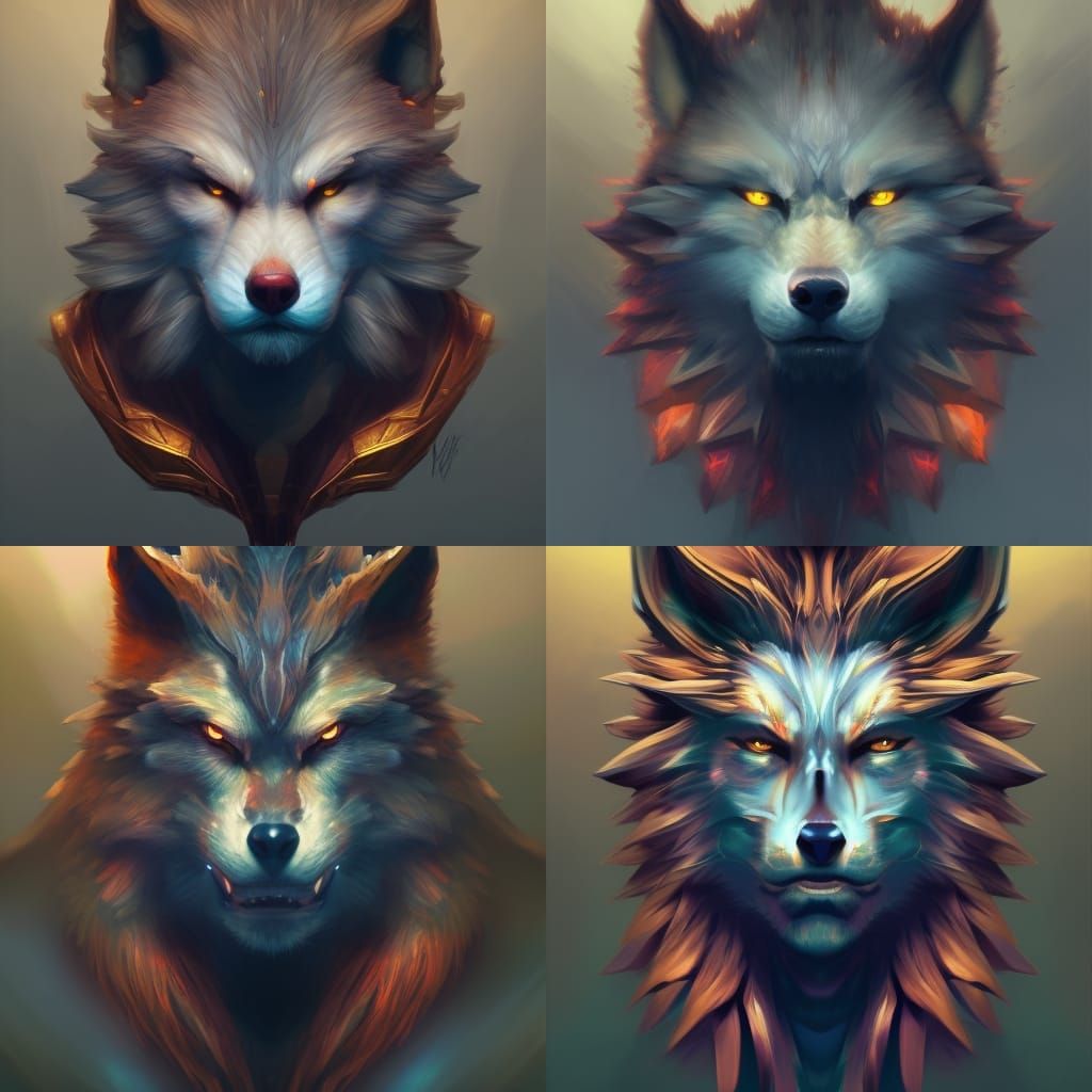 the wolf king - AI Generated Artwork - NightCafe Creator